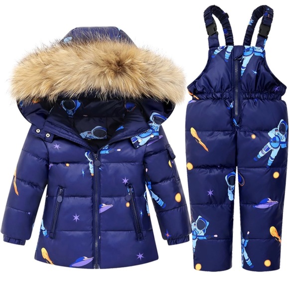 Matching Sets | 224 Toddler Snowsuit Boy Baby Winter Coat Kid Girl Snow ...